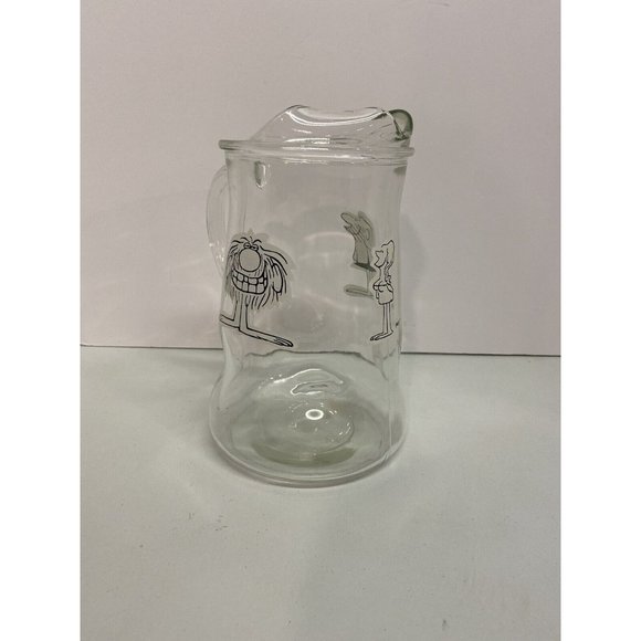 Unbranded | Dining | Vintage Hart Bc Caveman Comic Glass Pitcher Thor ...